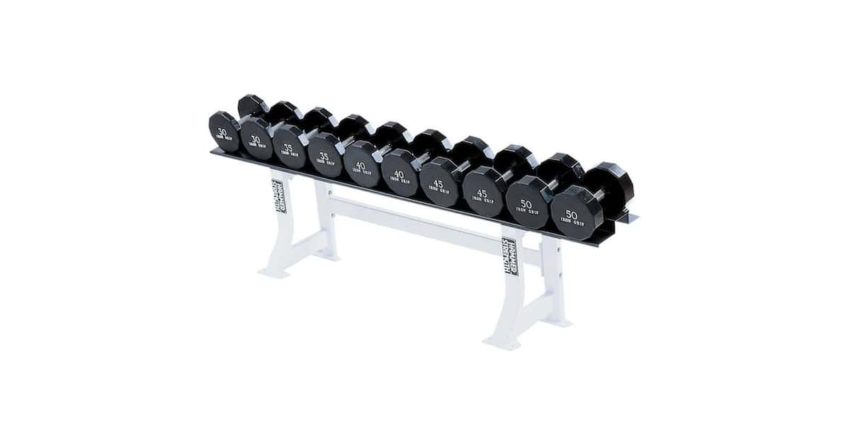 Single Tier XL Dumbbell Rack | Hammer Strength