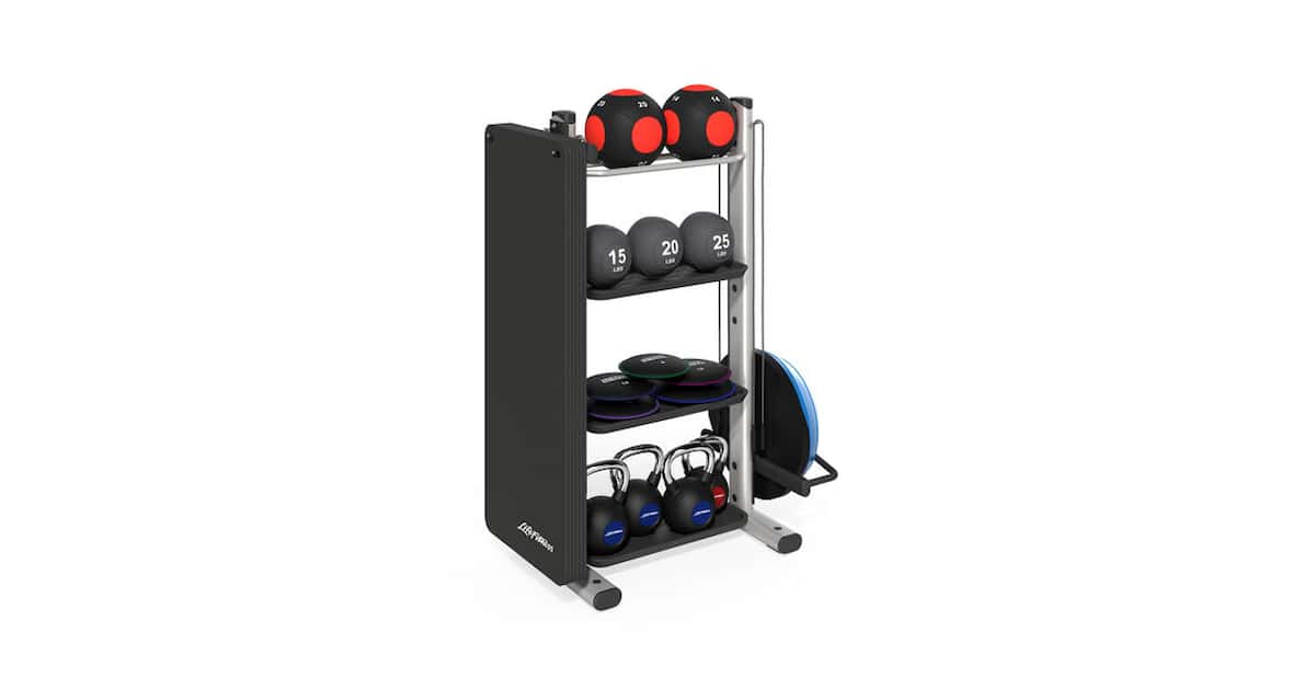Life Fitness Accessory Storage Rack | Life Fitness
