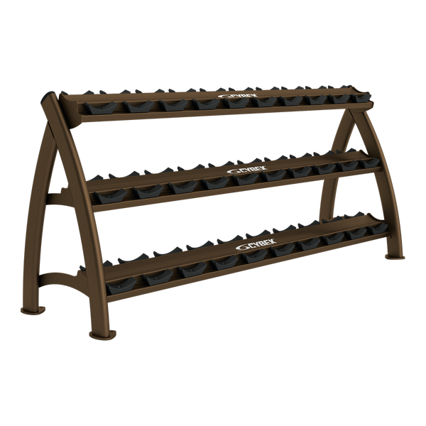 Cybex Three Tier Dumbbell Rack | Life Fitness