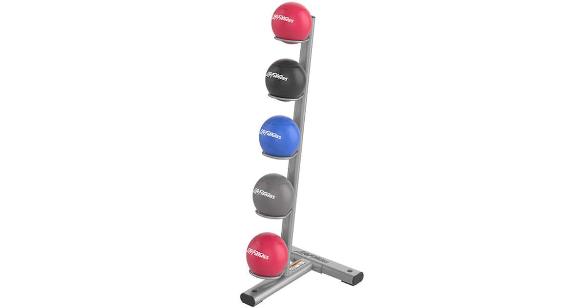 Rack de rangement vertical pour ballons de gym Série Axiom | Life Fitness