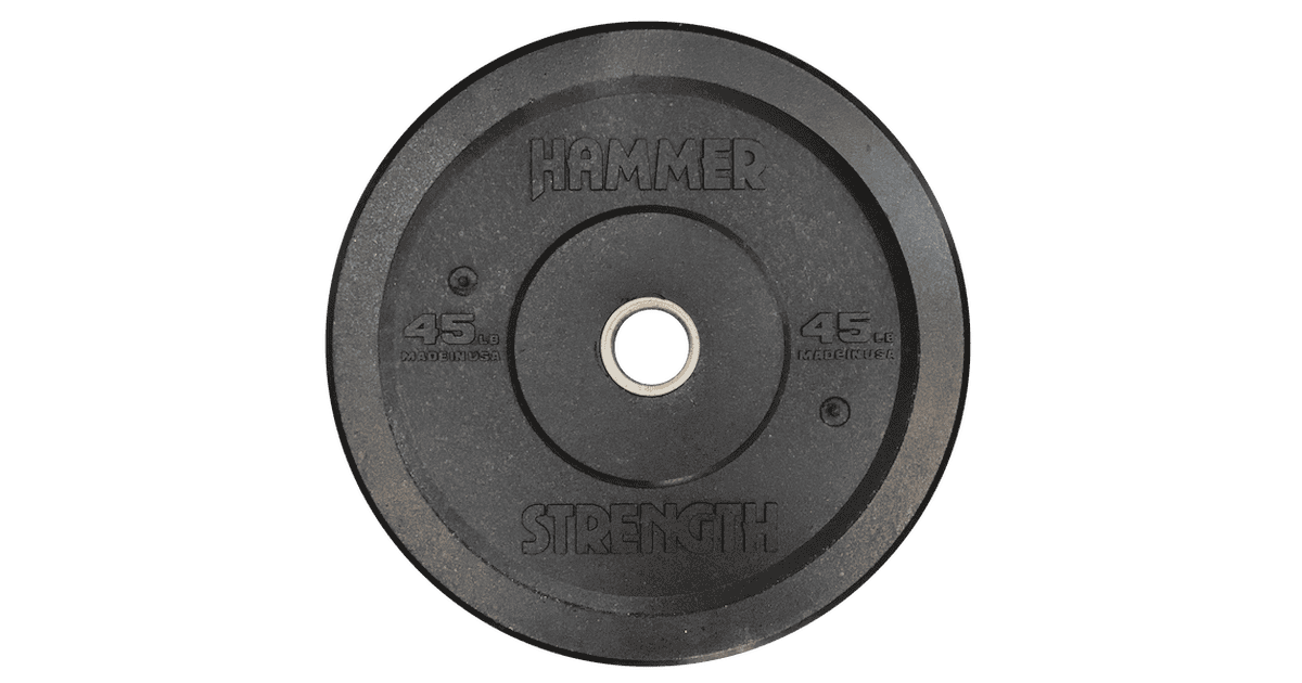 Hammer Strength Recycled Rubber Bumper Plates | Hammer Strength